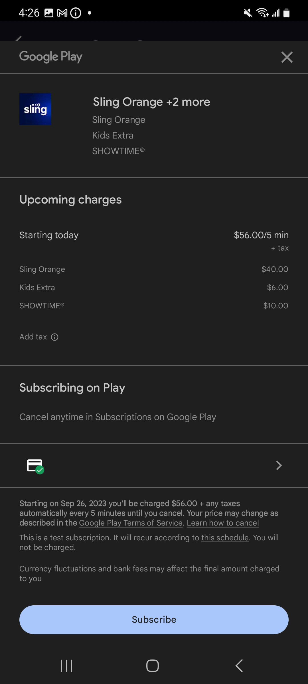 Billing FAQs | Sling TV Help