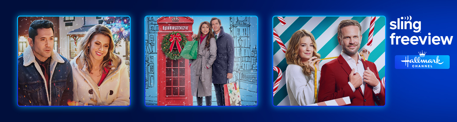 Get Into the Christmas Spirit With Sling TV's Hallmark Freeview