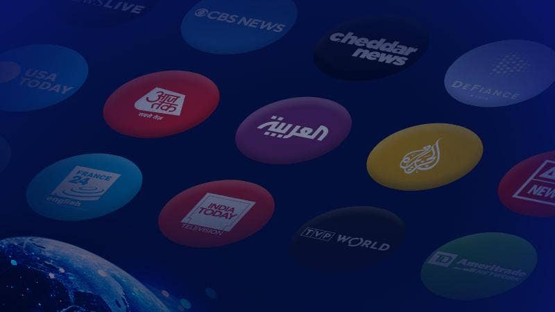 Top International News Channels on Sling Freestream