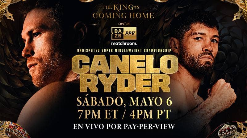Canelo Álvarez vs John Ryder: Previa + Cómo ver en Sling