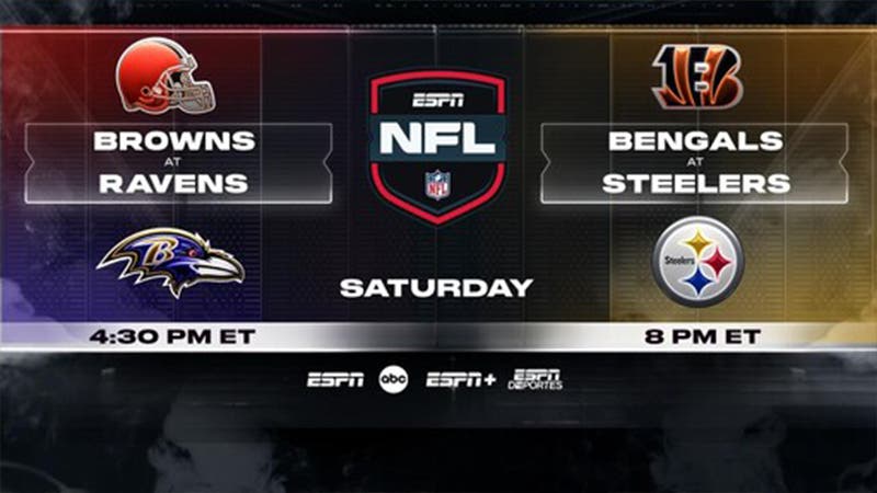 NFL Saturday Doubleheader on ESPN: How to Watch, Preview, and More